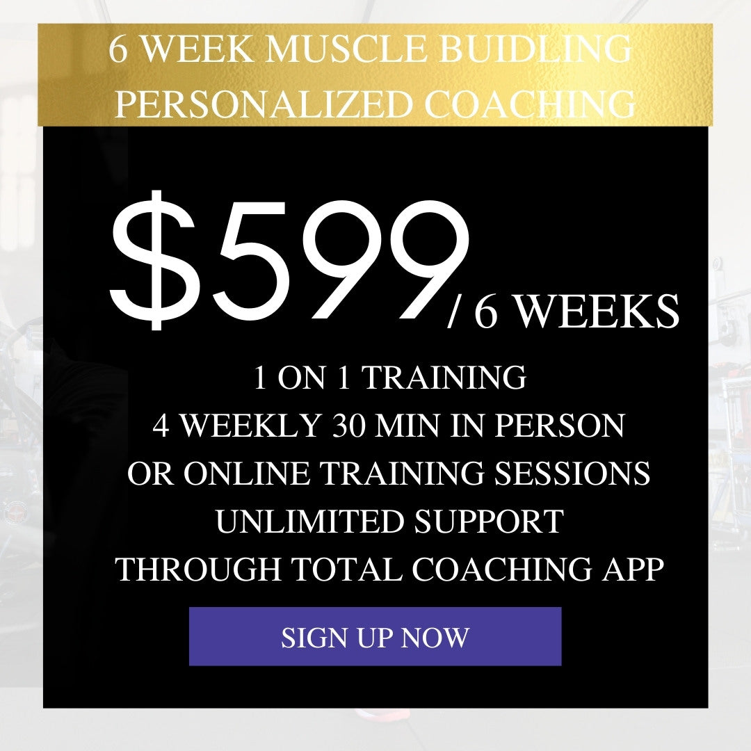 6 WEEK MUSCLE BUILDING PERSONALIZED PROGRAM – Flow Pro Fitness